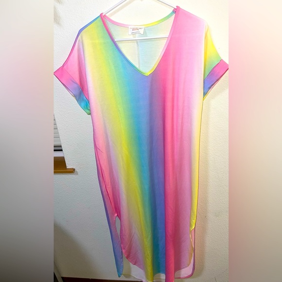 Fantastic Fawn | Dresses | Fantastic Fawn Rainbow Maxi Dress | Poshmark